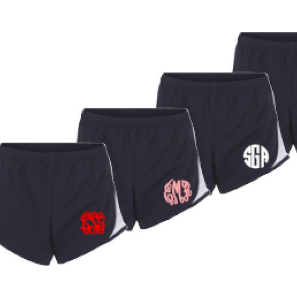 Monogram Gym Shorts - Etsy