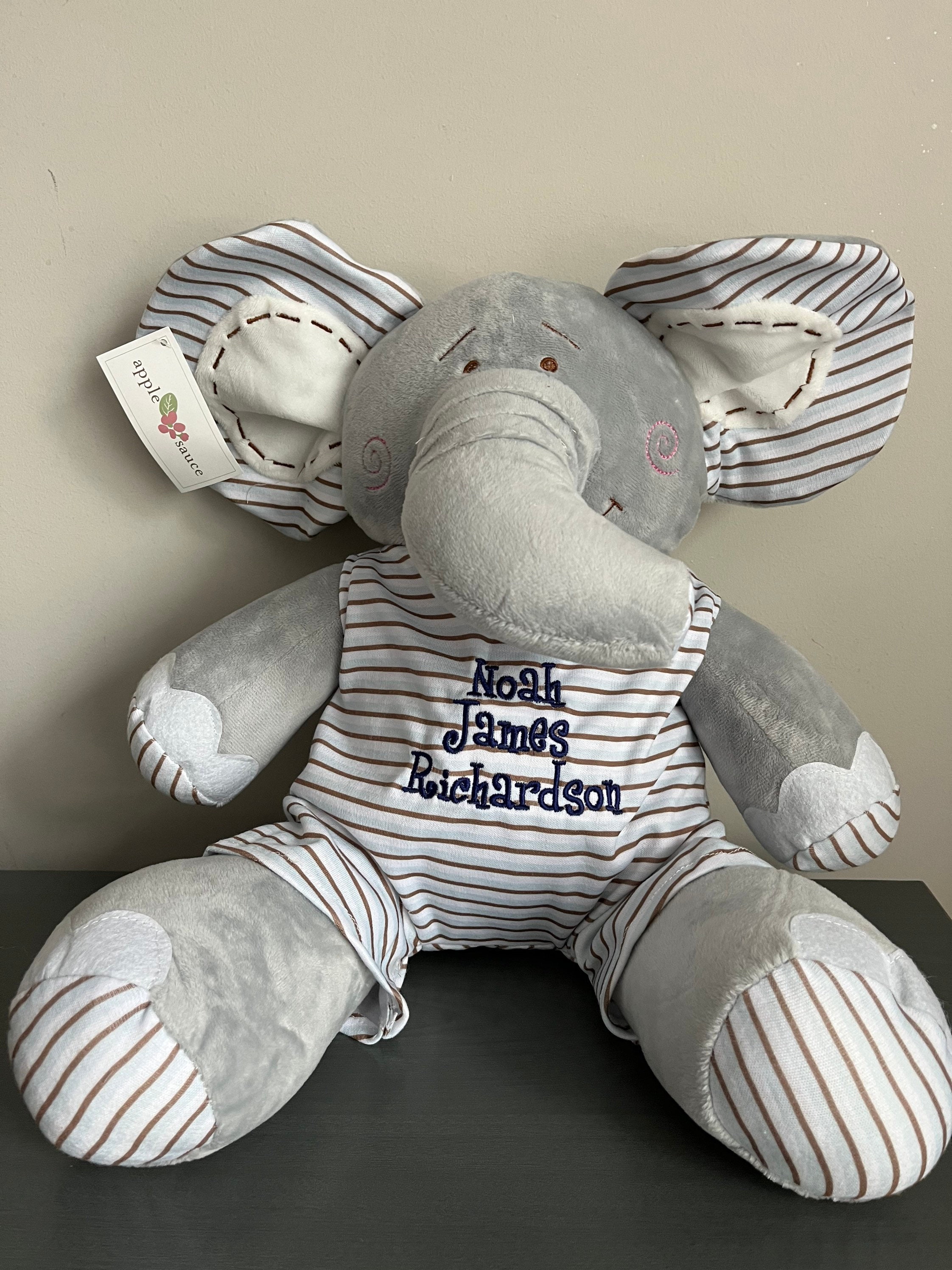 Personalized Plush Stuffed Animal / Monogrammed Plush Stuffed - Etsy