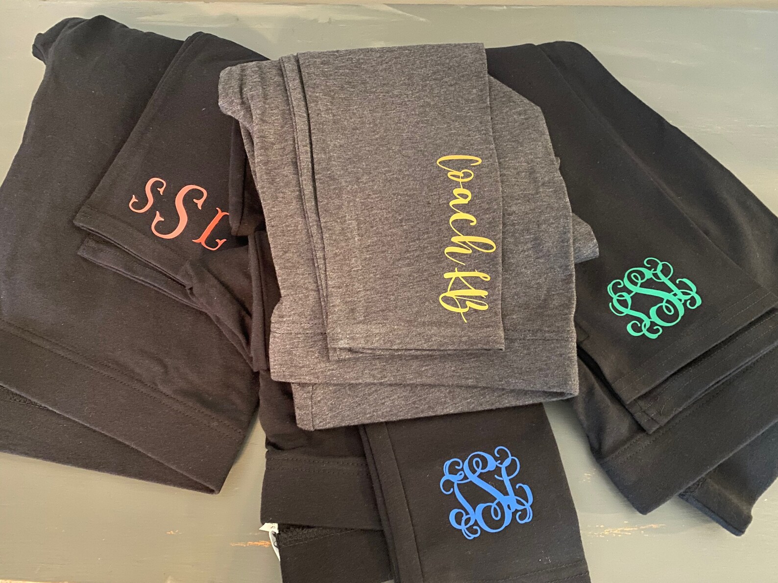 Personalized Leggings Custom Team Leggings Monogrammed | Etsy