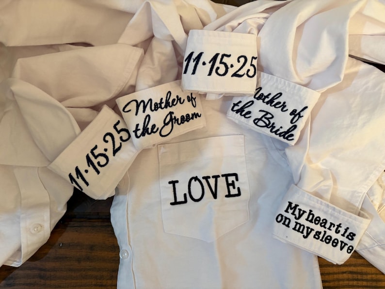 Monogrammed Oxford Shirt, Bridal Party Getting Ready Shirt, Custom ...