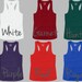 Custom Workout Tanks Racerback Tanks Racerback Tank Tops Monogrammed ...