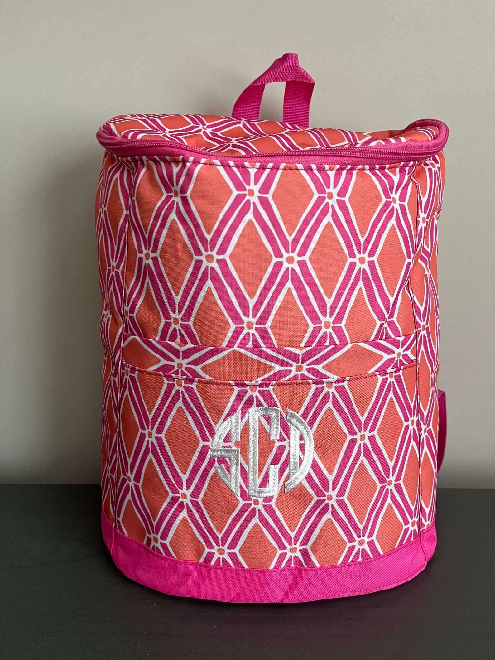 Monogrammed Backpack Cooler/ Insulated Backpack Cooler/ Cooler - Etsy