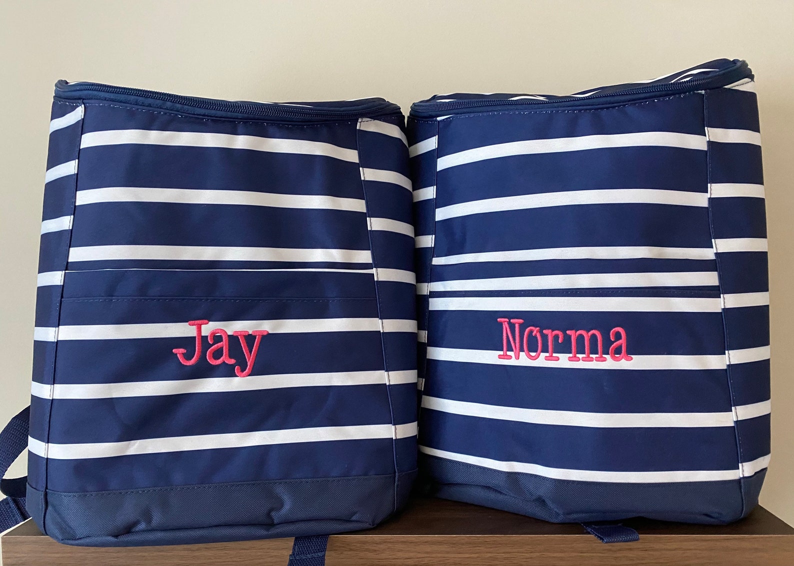 Monogrammed Backpack Cooler/ Insulated Backpack Cooler/ Cooler - Etsy