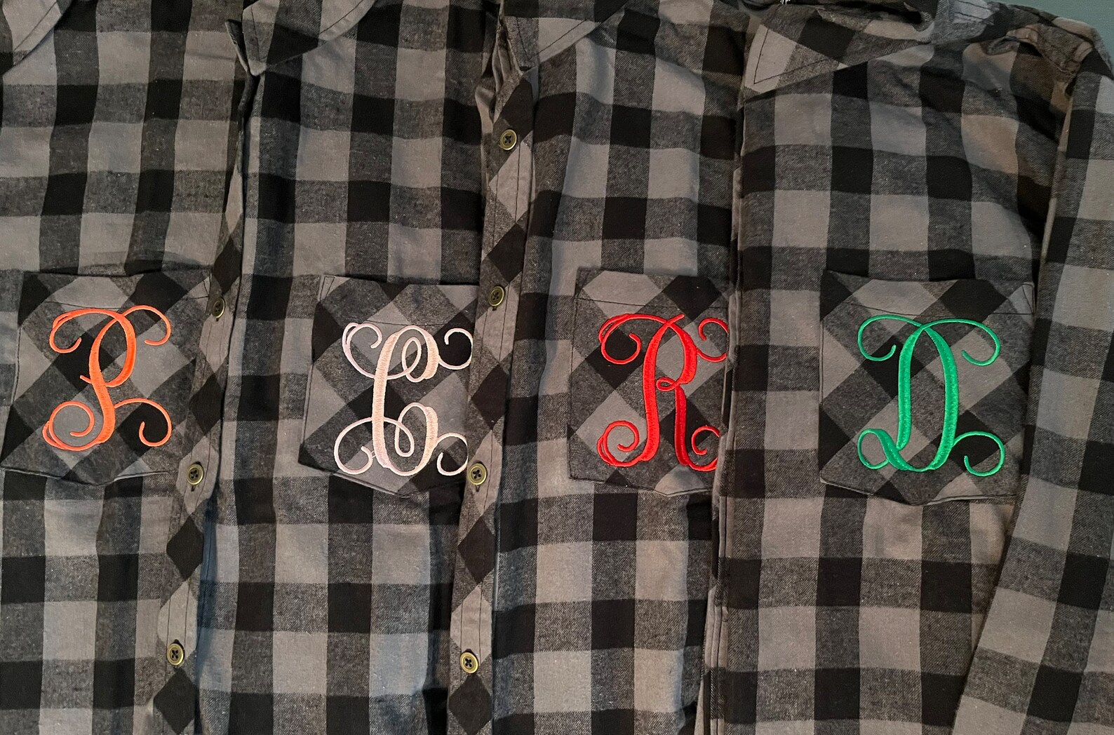Monogrammed Flannel Shirt Custom Flannel Shirt - Etsy