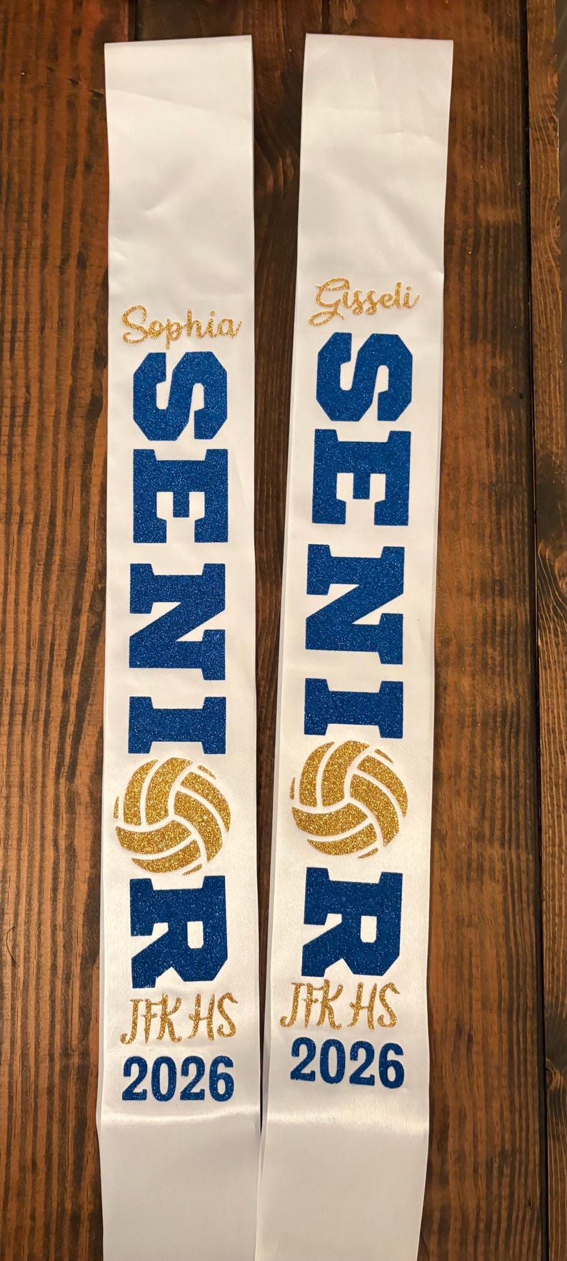 Personalized Senior Sash - Custom Senior Sports Sash - Cheer Sash ...
