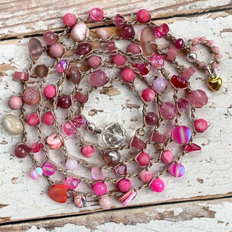 Pink Beads - Etsy