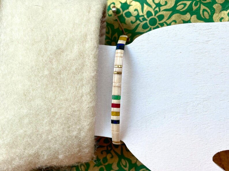 RETRO Colorblock Hudson Bay Tile Bracelet! • Colorful Friendship ...