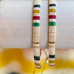 RETRO Colorblock Hudson Bay Tile Bracelet! • Colorful Friendship ...