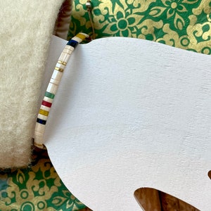 RETRO Colorblock Hudson Bay Tile Bracelet! • Colorful Friendship ...