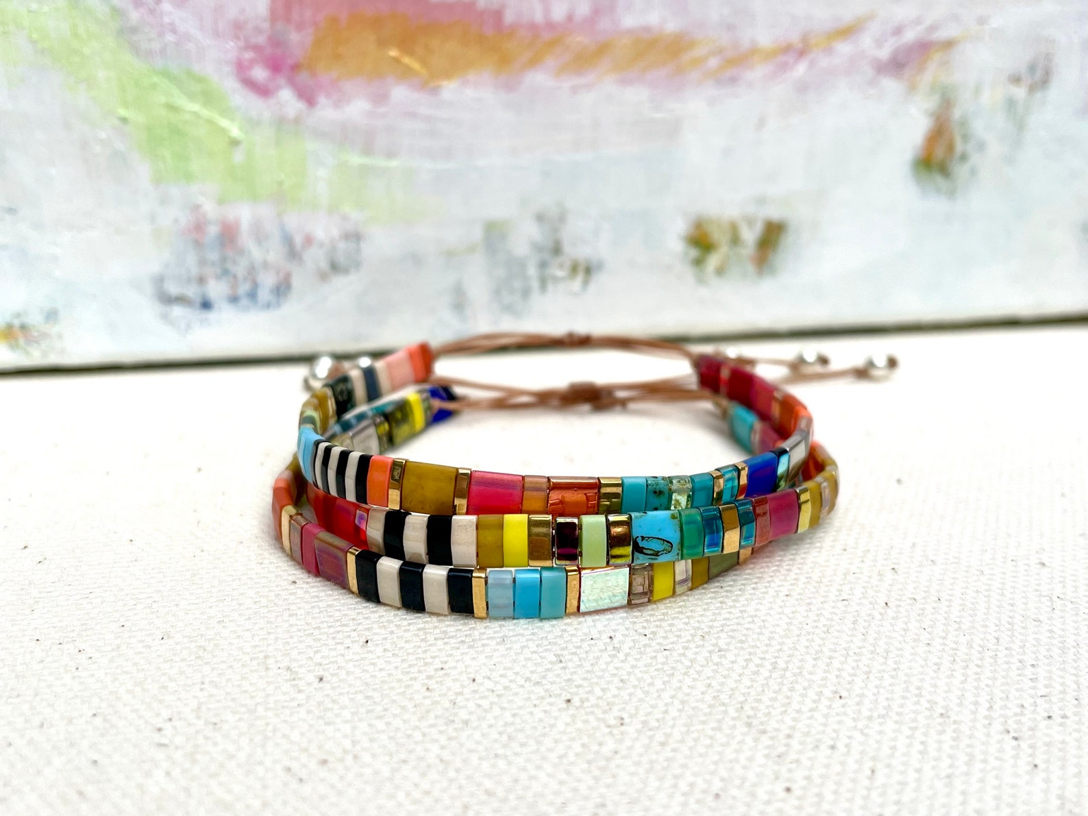Colorful TILA BRACELET! • Color Block Coordinating Tila Bracelet ...