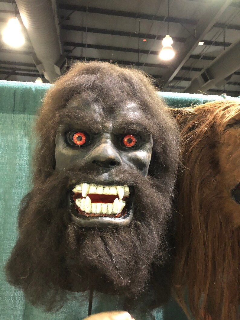 Bigfoot-wild Man Mask-prop Head - Etsy