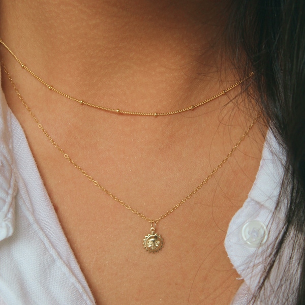 Gold Charm Necklace - Etsy