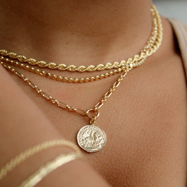 Old Coin Necklace - Etsy