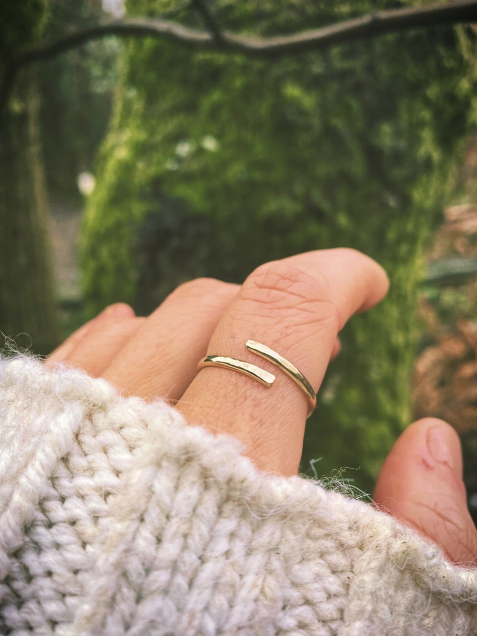 14k Gold Ring Women's Gold Ring Gold Wrap Ring Gold | Etsy