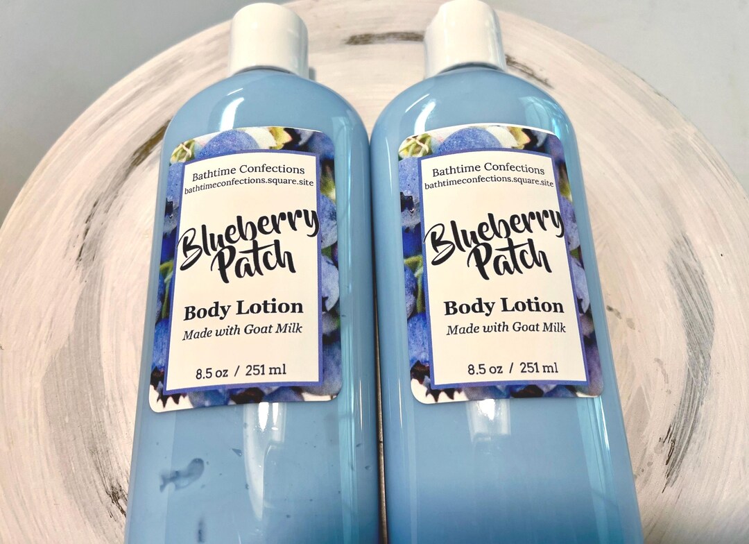 Blueberry Patch Goat Milk Lotion, Body Lotion - Etsy