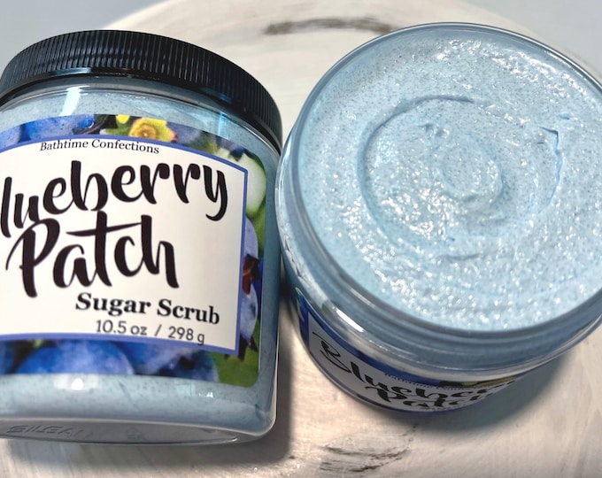 Blueberry Patch Sugar Scrub, Whipped Scrub, Soapy Scrub - Etsy