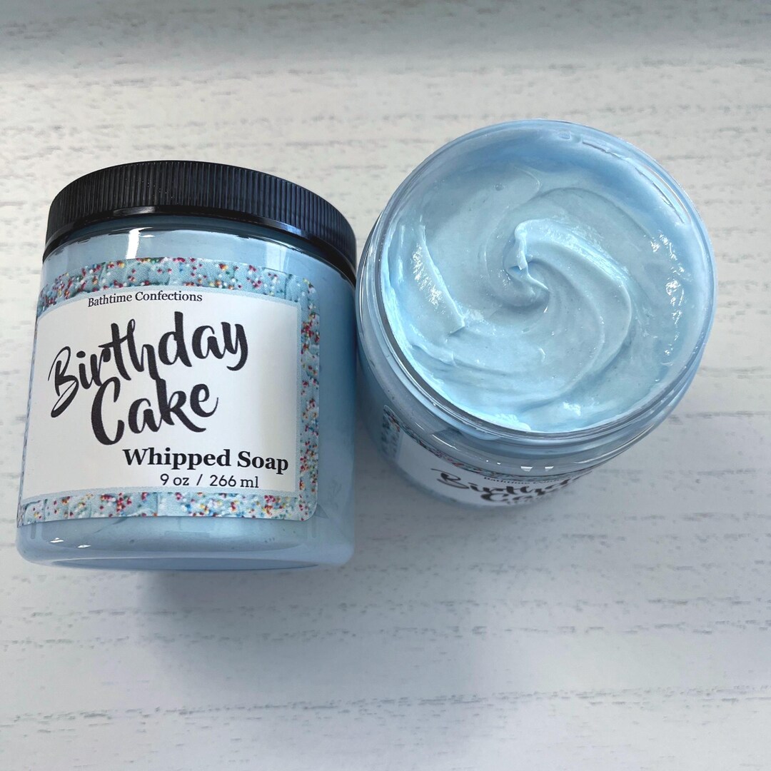 Birthday Cake, Whipped Soap, Shaving Cream, Vanilla Cake - Etsy