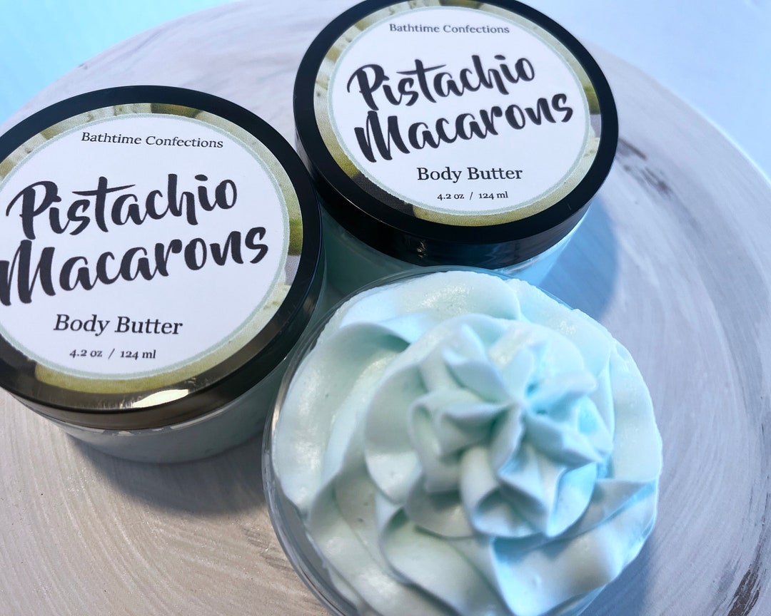 Pistachio Macarons Body Butter, Whipped Body Cream, Thick Lotion - Etsy