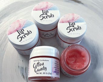 Cotton Candy Lip Scrub - Etsy