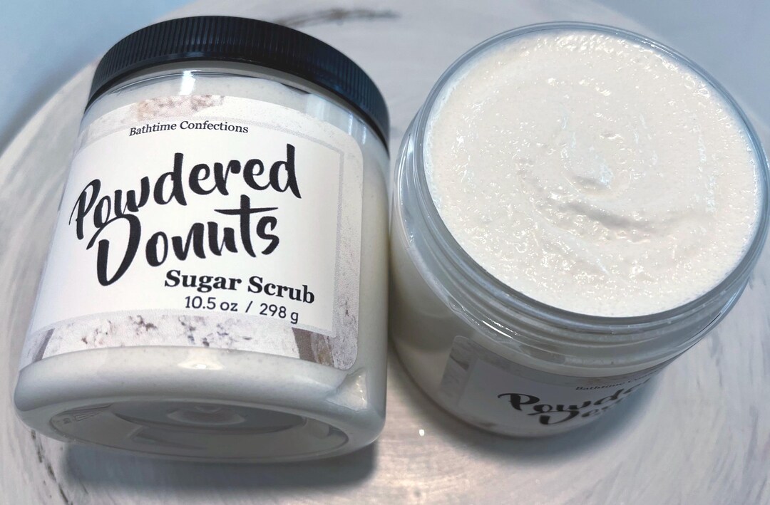 Powdered Donuts Sugar Scrub, Whipped Scrub, Soapy Scrub - Etsy