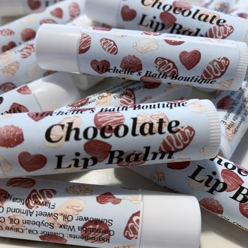 Chocolate Lip Balm - Etsy