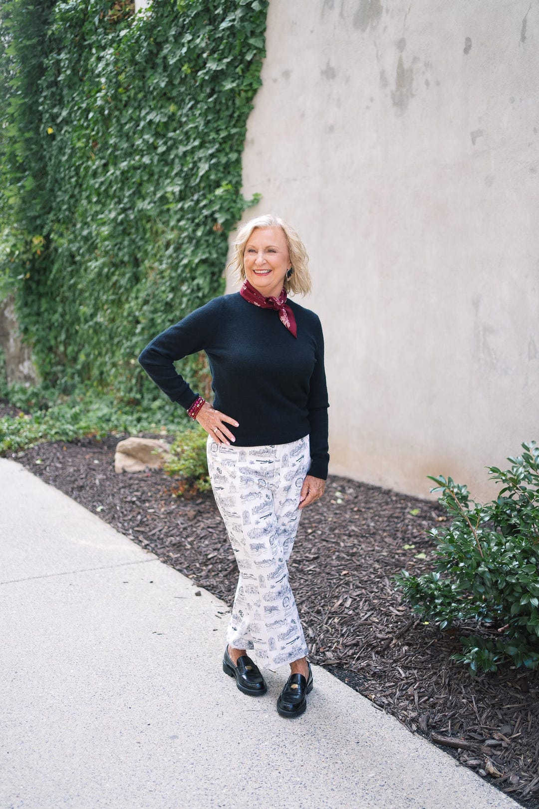 Rutledge Kick-flare Pant Florida State Black & White - Etsy