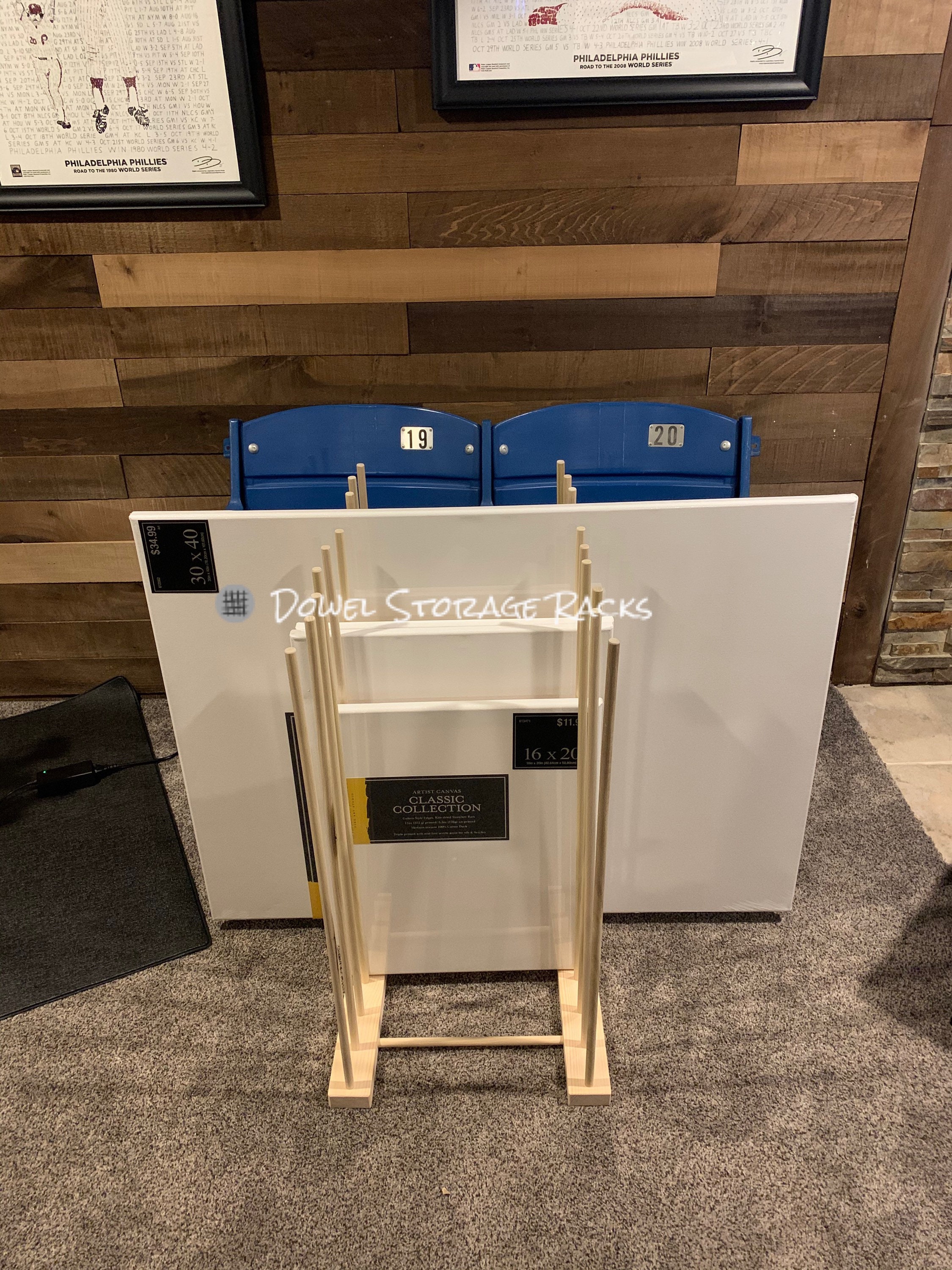 Art Storage Rack 24 Long X 16 Wide Base With 30 Tall - Etsy