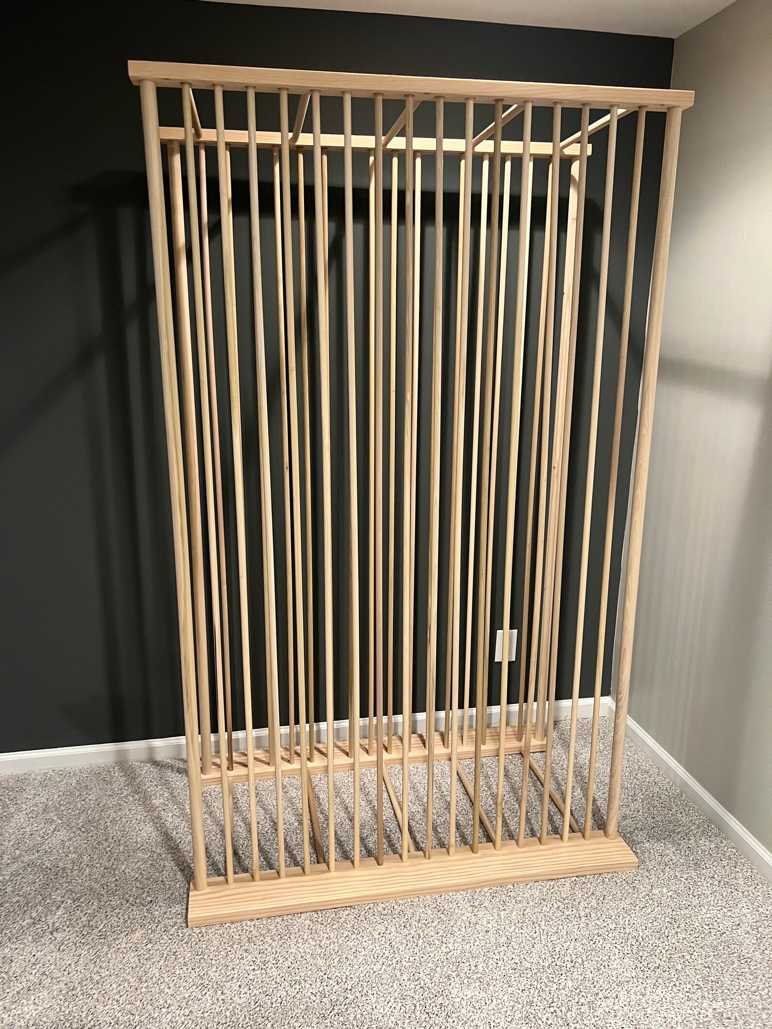 Large Art Canvas Storage - Enclosed Art Storage Rack / Art Storage Cart ...