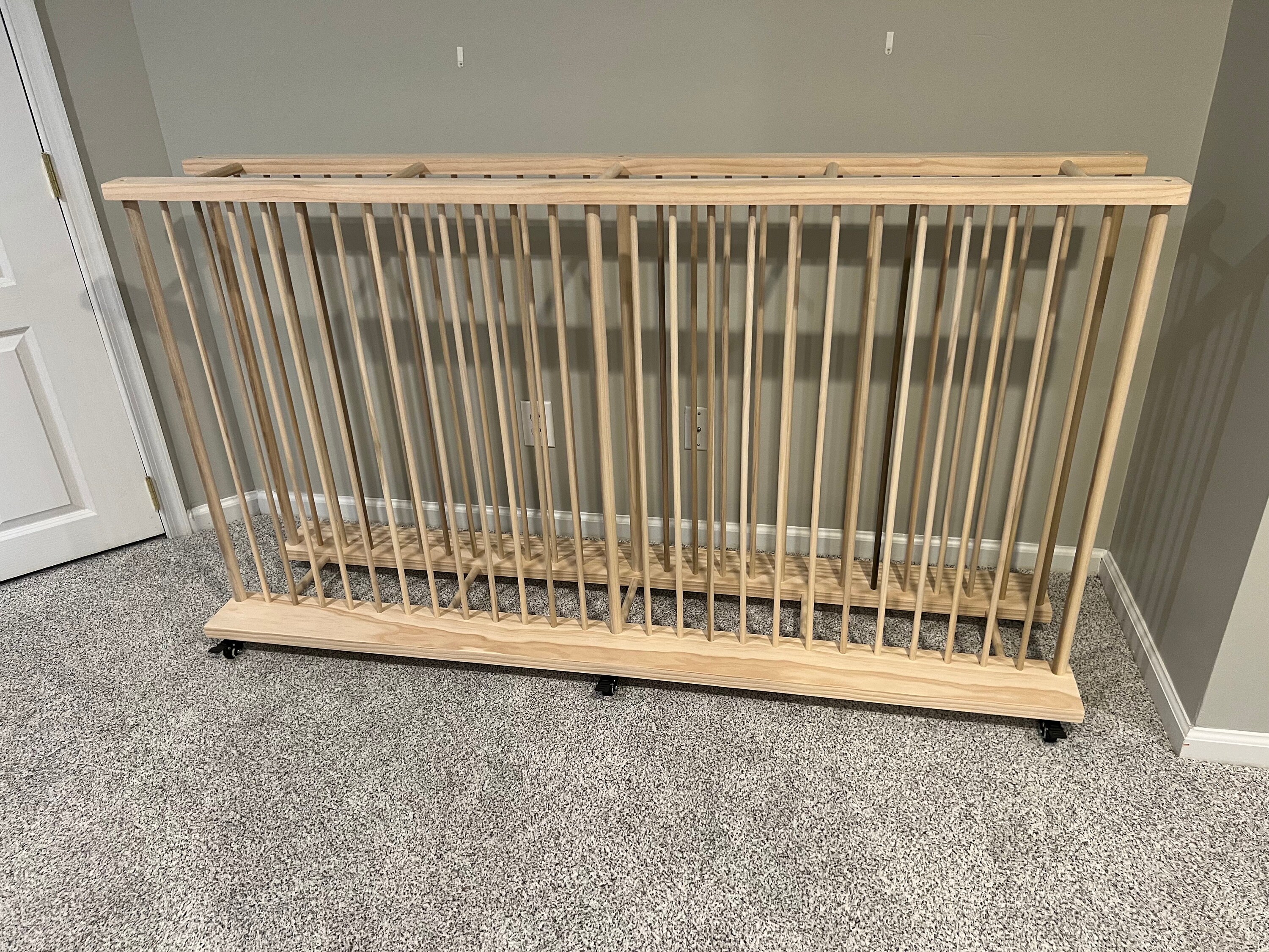 Enclosed Art Storage Rack / Art Storage Cart - 70” Long Version - Etsy