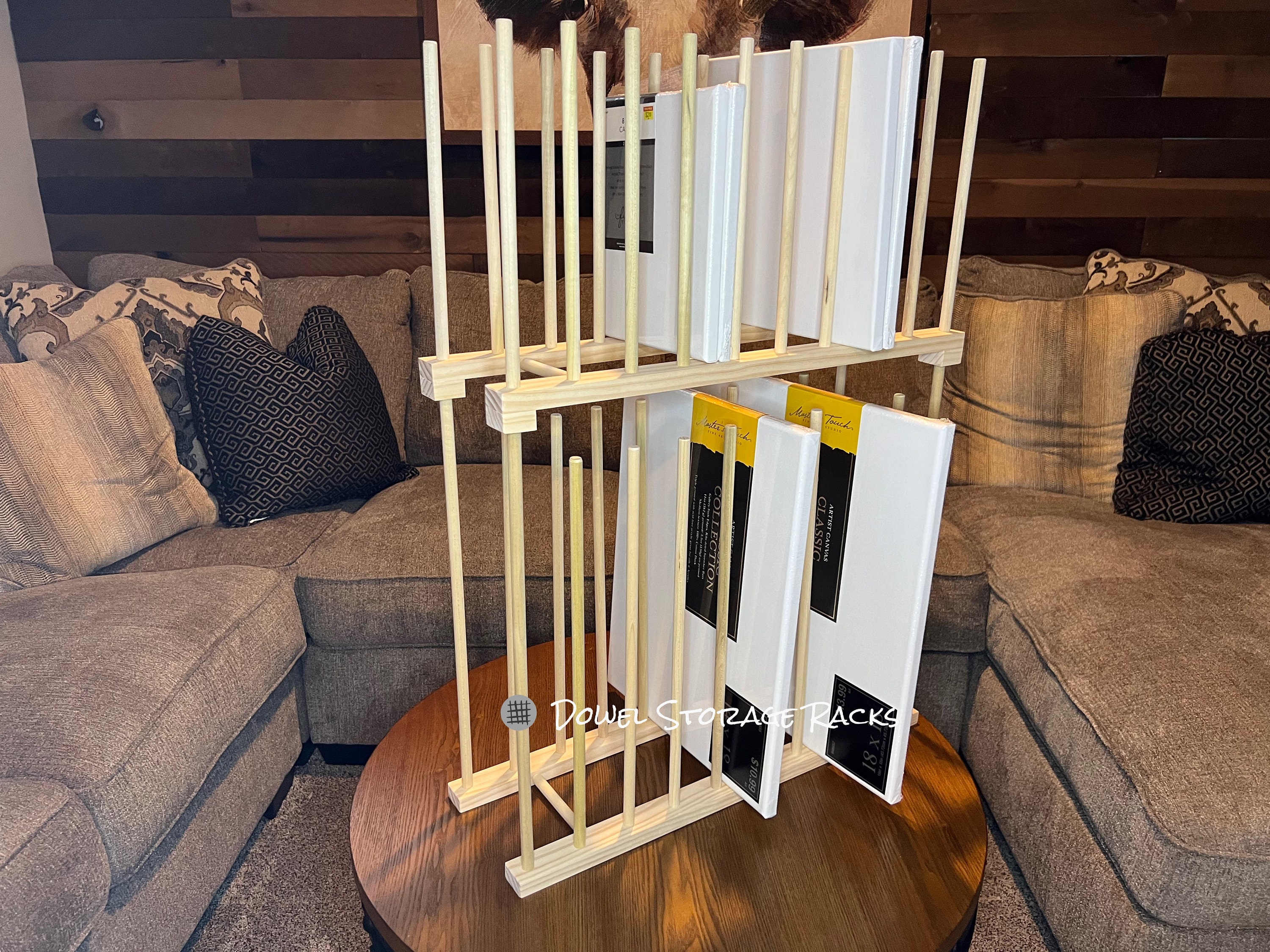 Small Two Tier Art Storage Rack 24 Long X 8 Wide - Etsy