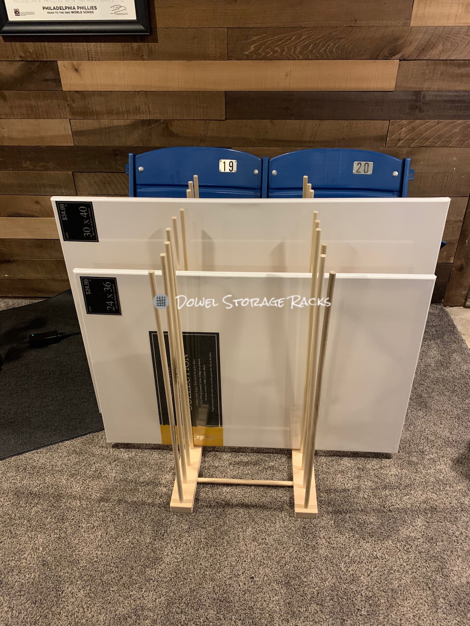 Art Storage Rack 24 Long X 16 Wide Base With 30 Tall - Etsy