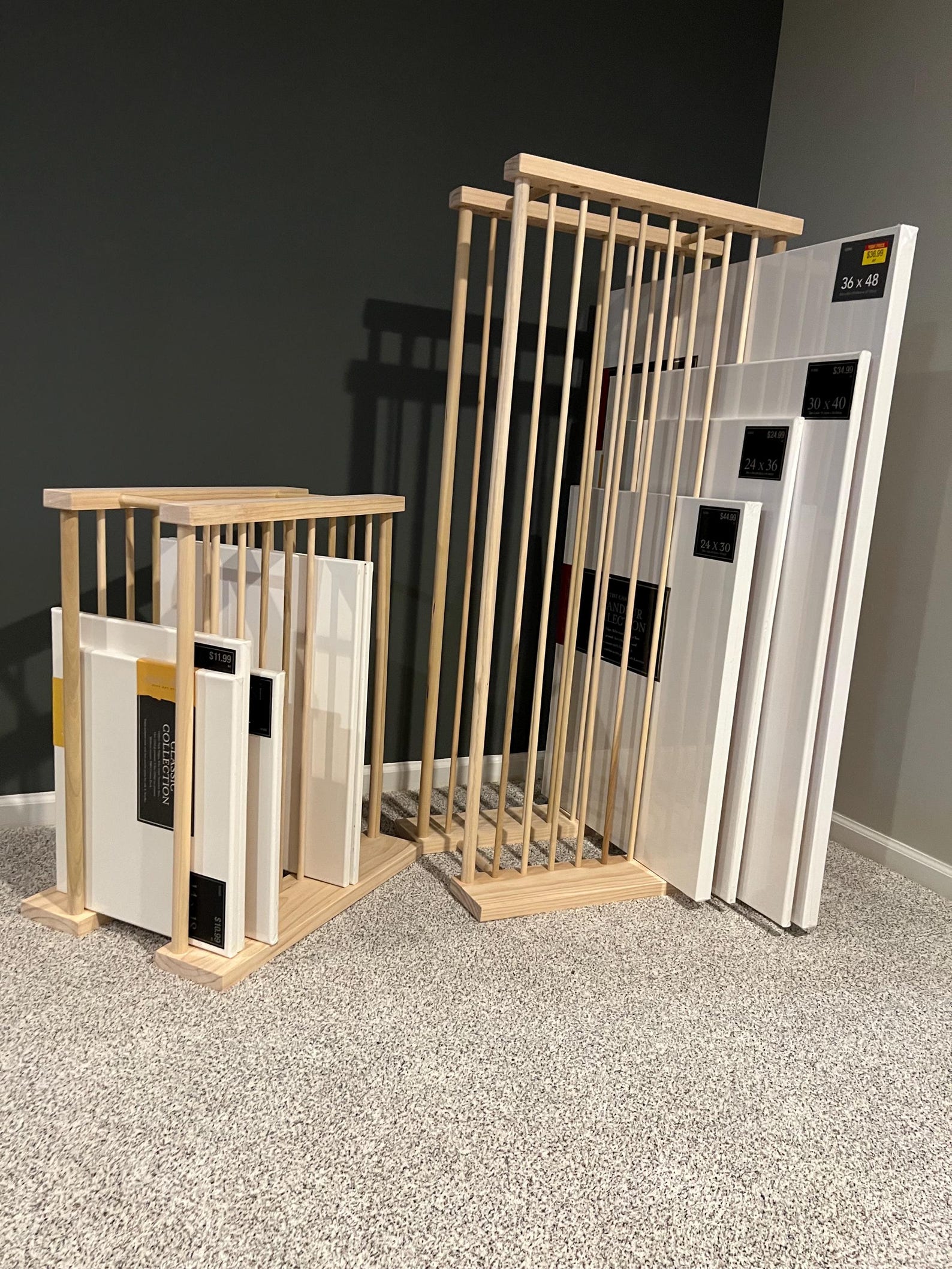 Custom Art Storage Racks - Contact for Custom Order - Racks to Hold ...