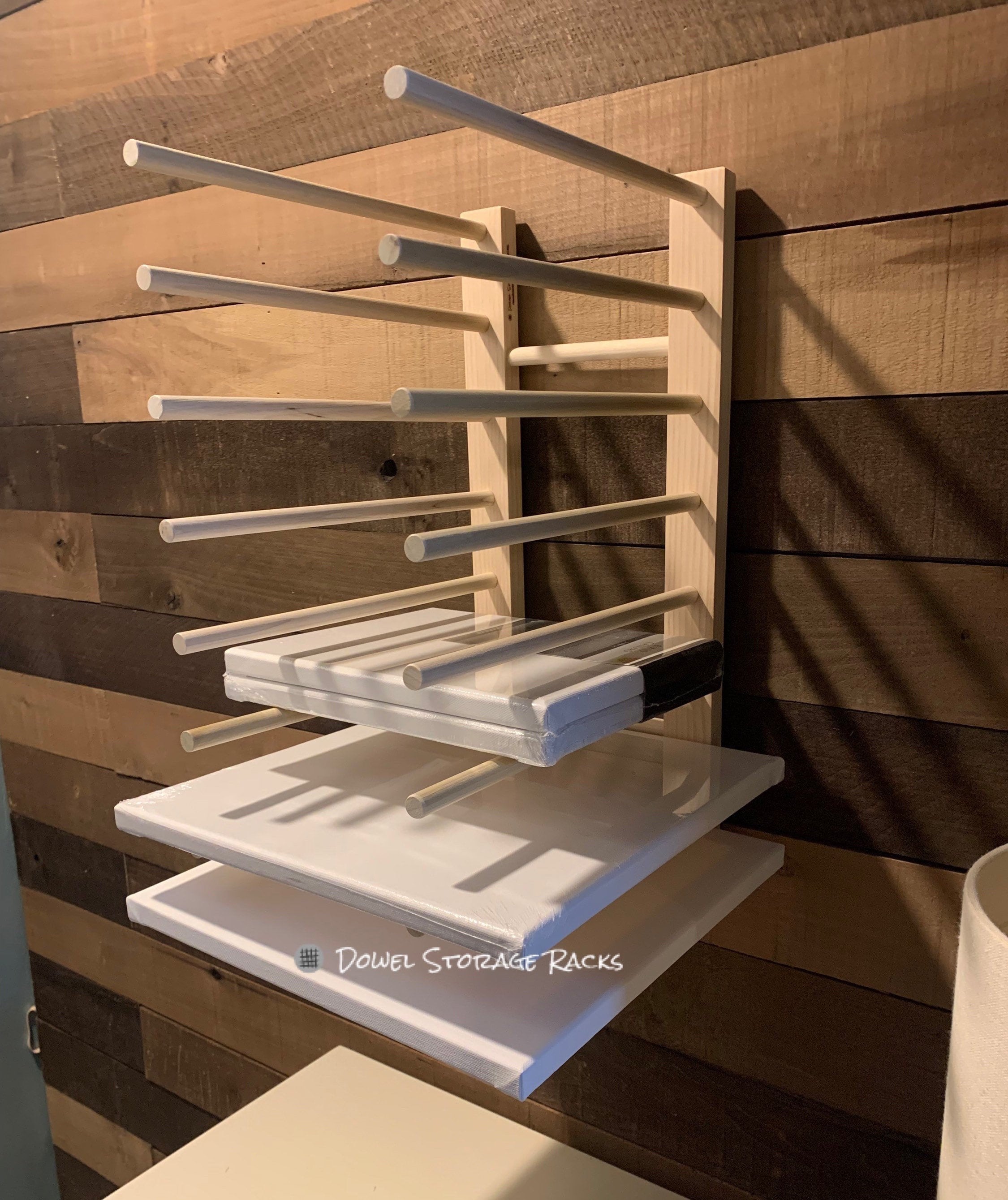 Wall Mount Art Storage / Drying Rack - Etsy