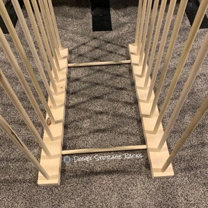 Art Storage Rack - 24” Long X 16” Wide Base With 30” Tall Dowels - Etsy