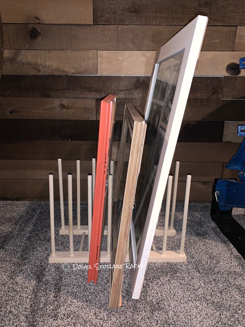 Art Storage Rack Wooden Dowel for Framed Art Picture - Etsy