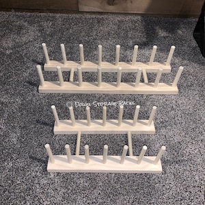 Wooden Dowel Storage Rack - Framed Art, Picture Frame, Plate Rack ...