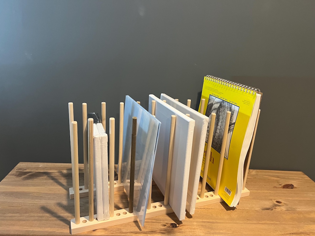 Adjustable Art Storage Rack for Framed Art, Picture Frame, Canvas ...