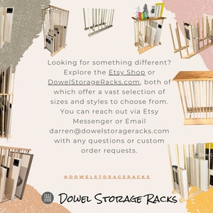 Adjustable Art Storage Rack for Framed Art, Picture Frame, Canvas ...