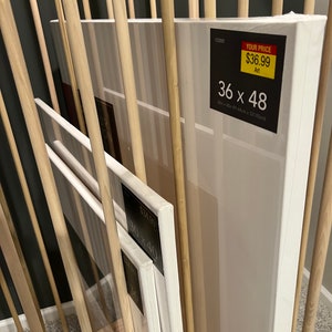 Large Art Canvas Storage - Enclosed Art Storage Rack / Art Storage Cart ...