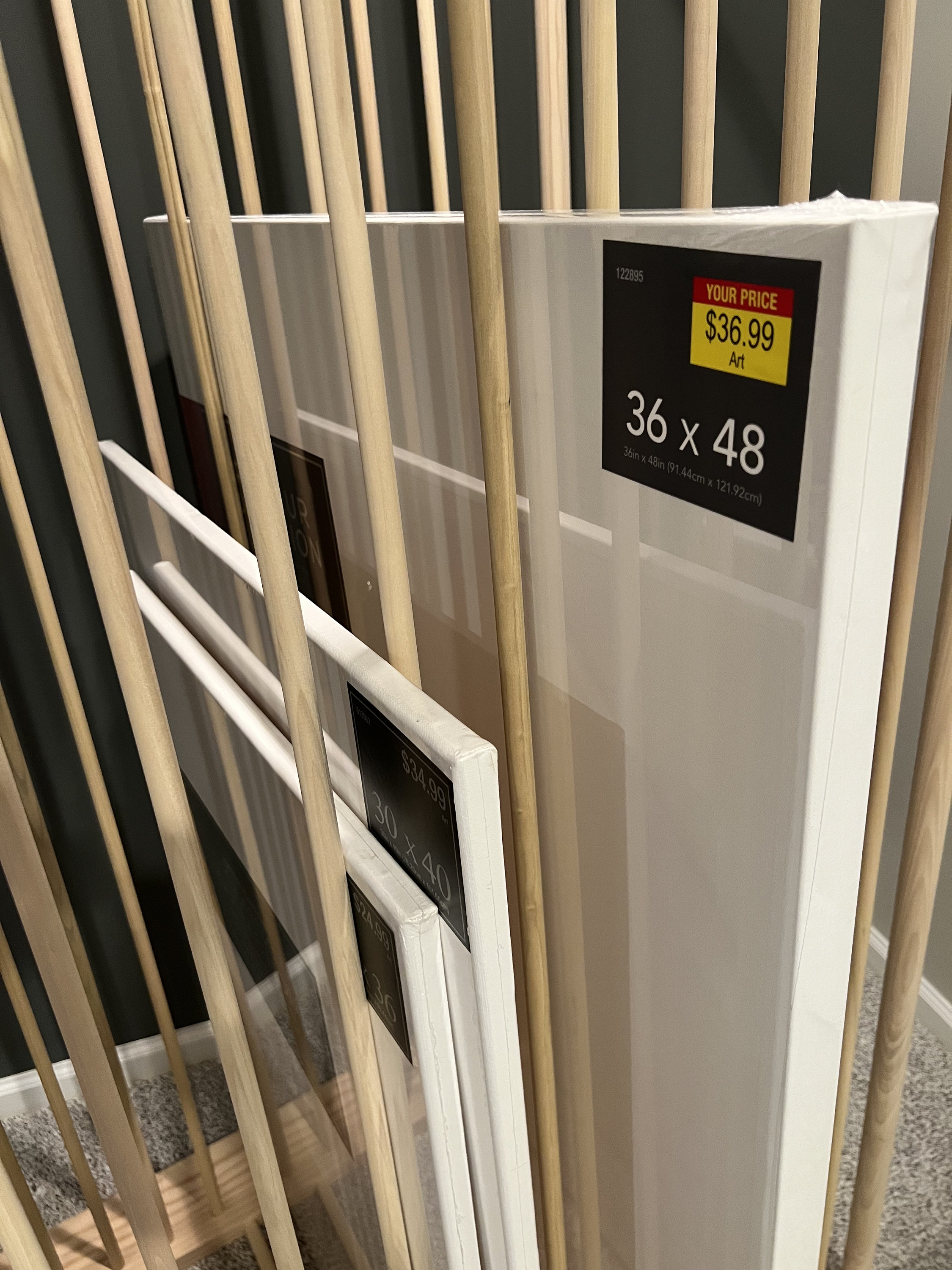 Large Art Canvas Storage - Enclosed Art Storage Rack / Art Storage Cart ...