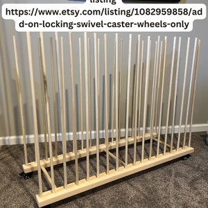 Custom Sized Art and Art Canvas Storage Rack - 24” - 40” Height Options ...