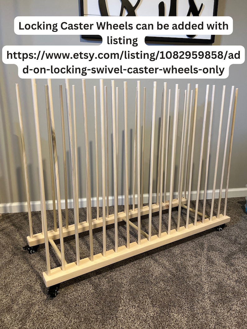 Custom Sized Art and Art Canvas Storage Rack - 24” - 40” Height Options ...