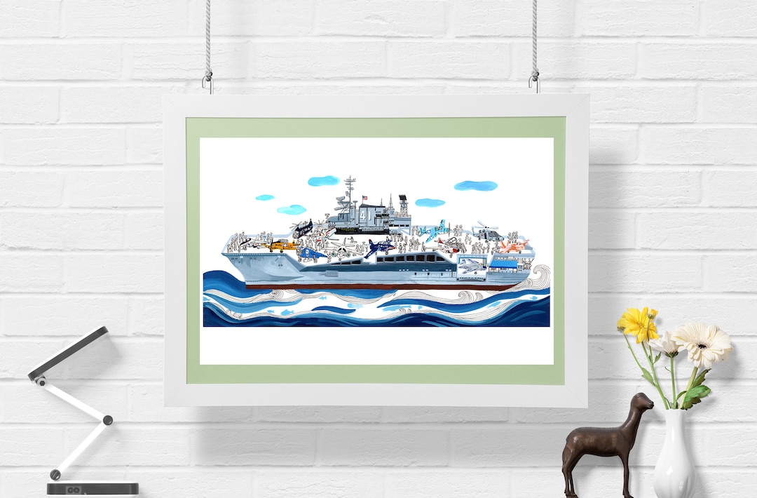 USS Midway Fine Art Print San Diego California - Etsy