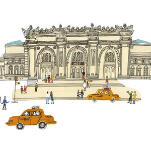 The Met Museum, Original Fine Art Print, Signed by Artist - Etsy