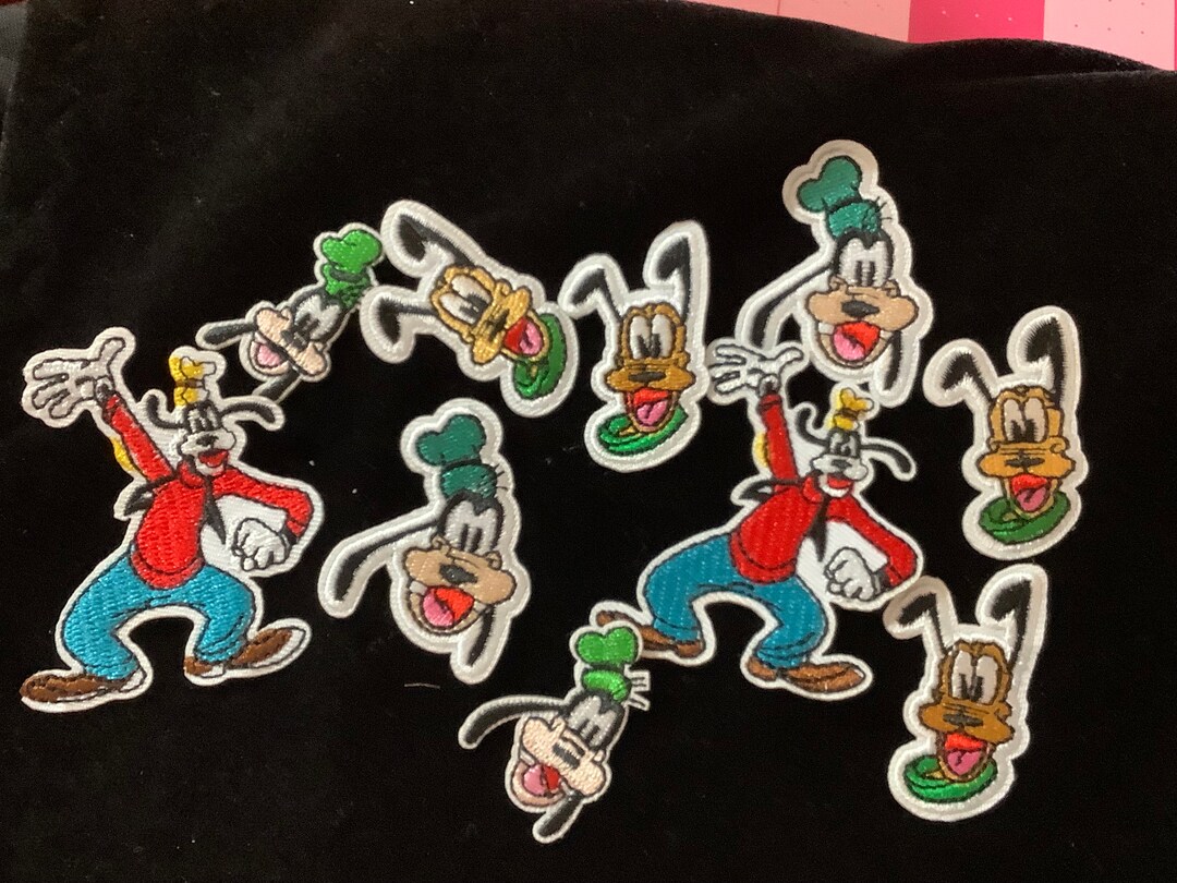 Cartoon Character Goofy N Pluto Patches - Etsy