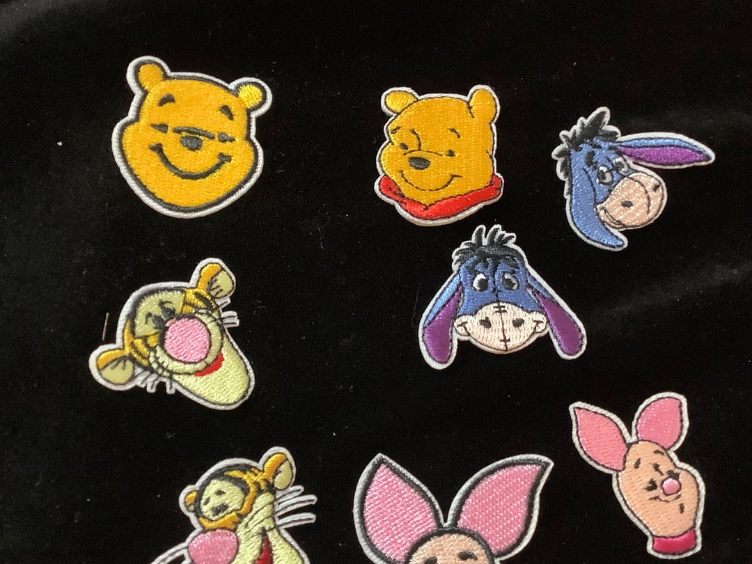 Cartoon Characters Winnie the Pooh, Eeyore N Piglet Patches - Etsy