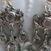 Regency Earrings, Ancient Style Wedding Dangle Earrings, Gold and Clear ...