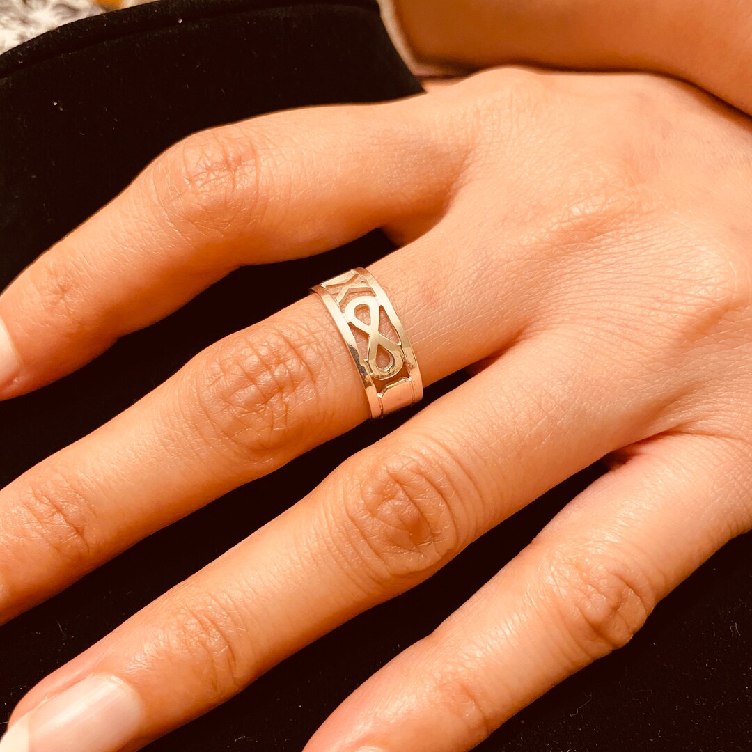 Roman Numeral Personalized Ring, Custom Date / Number Ring, Anniversary ...