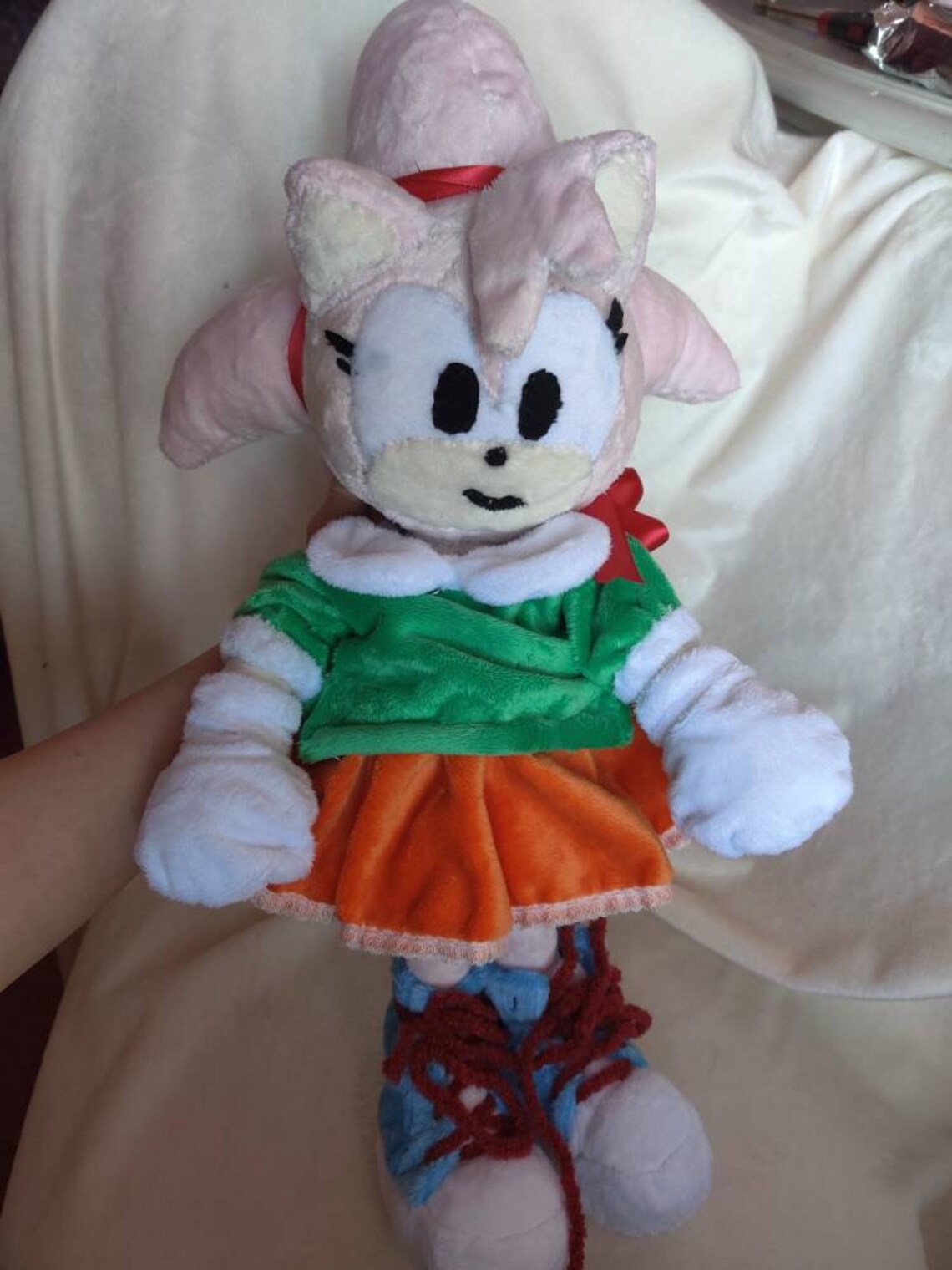 Classic Sonic And Amy Stuffed Plushie Etsy