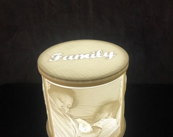 Lithophane Cylinder | Etsy